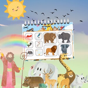 Bible Themed Busy Book, Noah's Ark Busy Book, Activity for Children ...