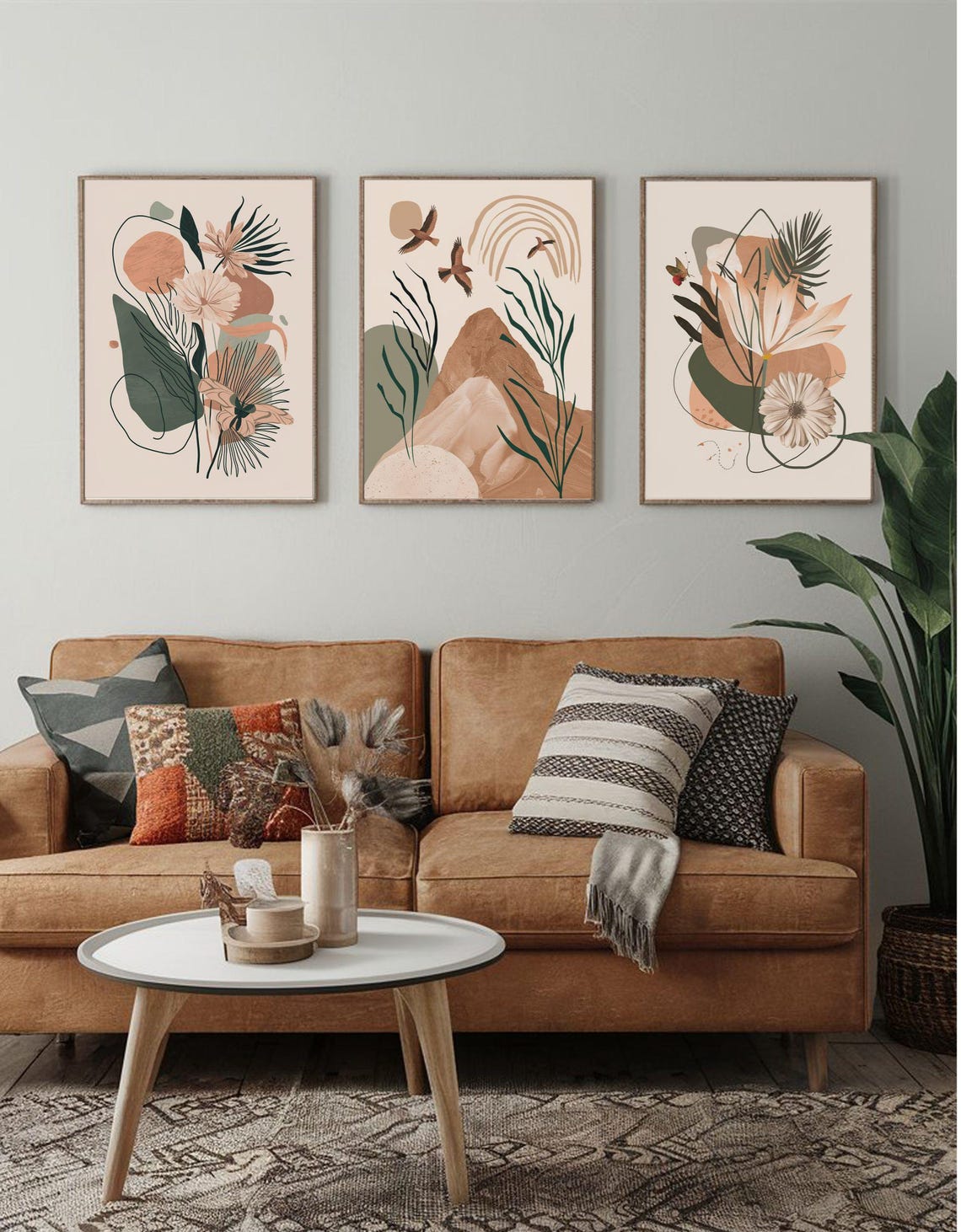 Printable Abstract Wall Art Set of 3,wall Art Prints Trendy,wall Decor ...