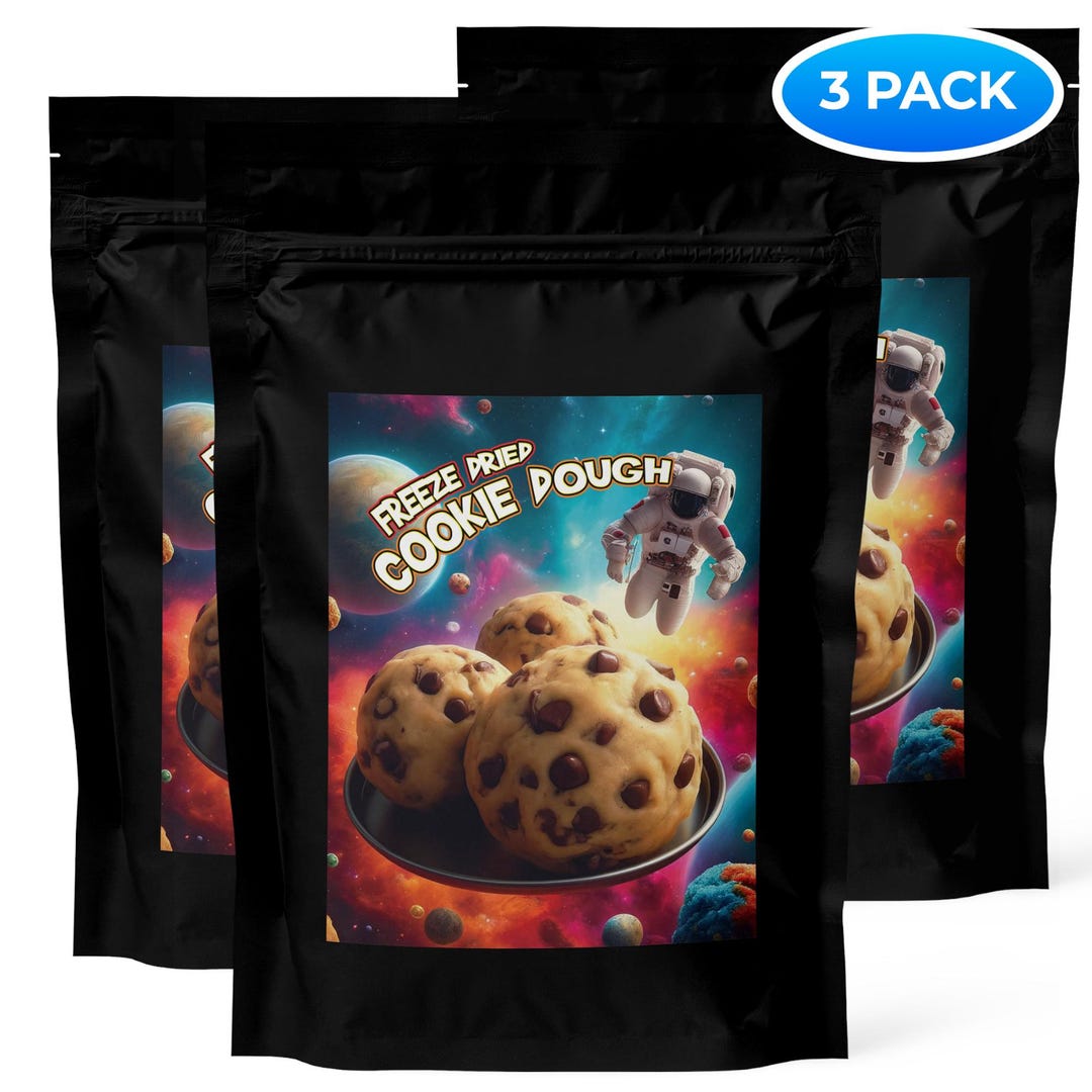 Freeze Dried Cookie Dough chocolate Chip, 3 Pack, 1.8oz Each - Etsy