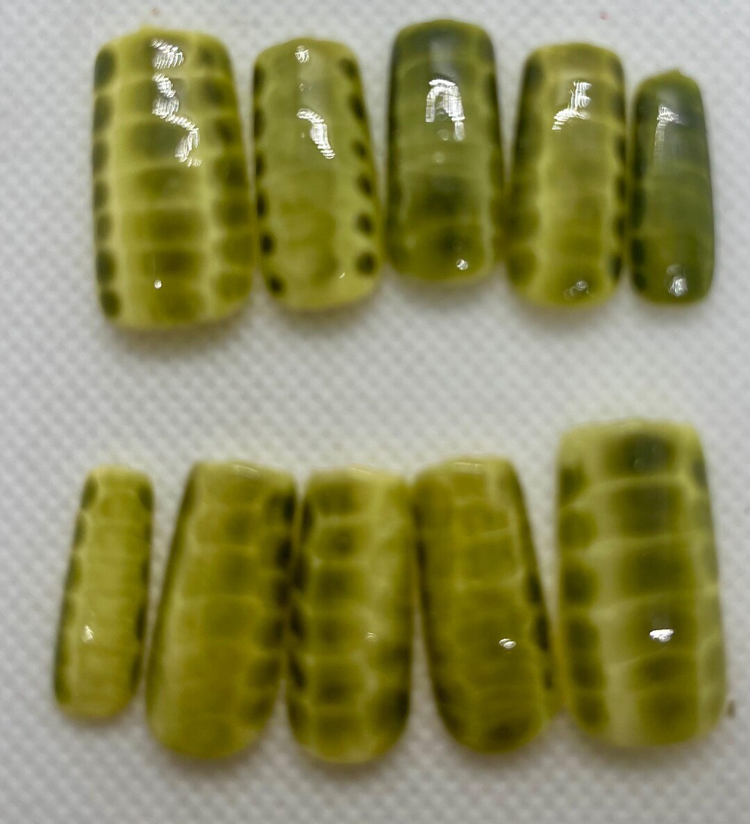 Alligator Skin Nails - Etsy