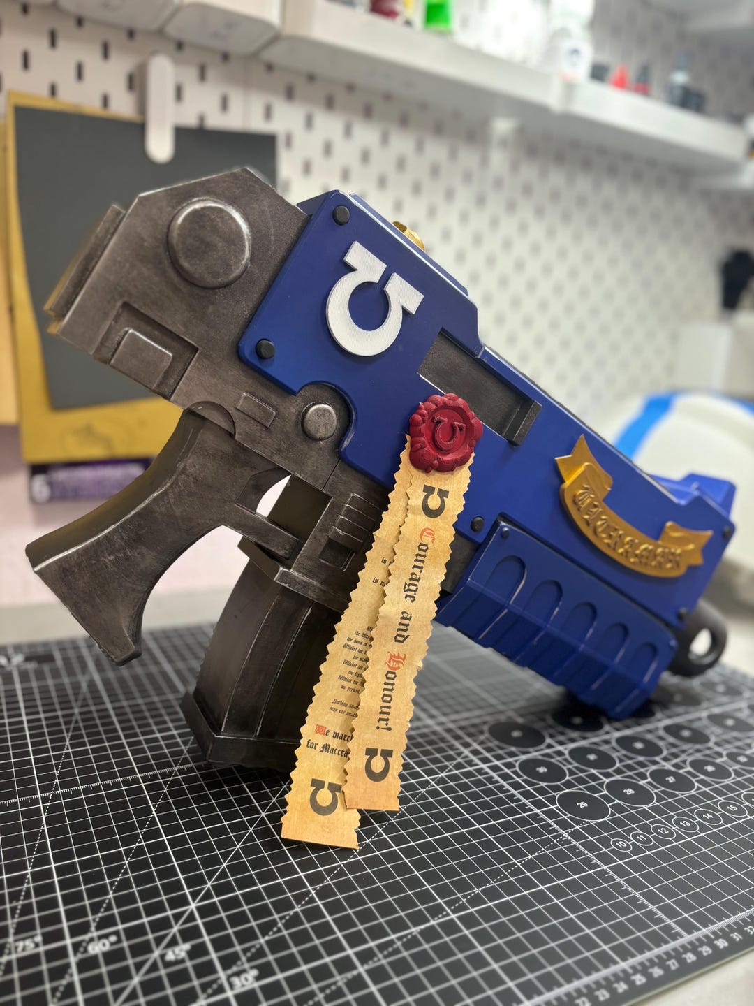 Bolter Rifle Inspired, Fanmade, Free Purity Seal, Custom Colours, Life ...