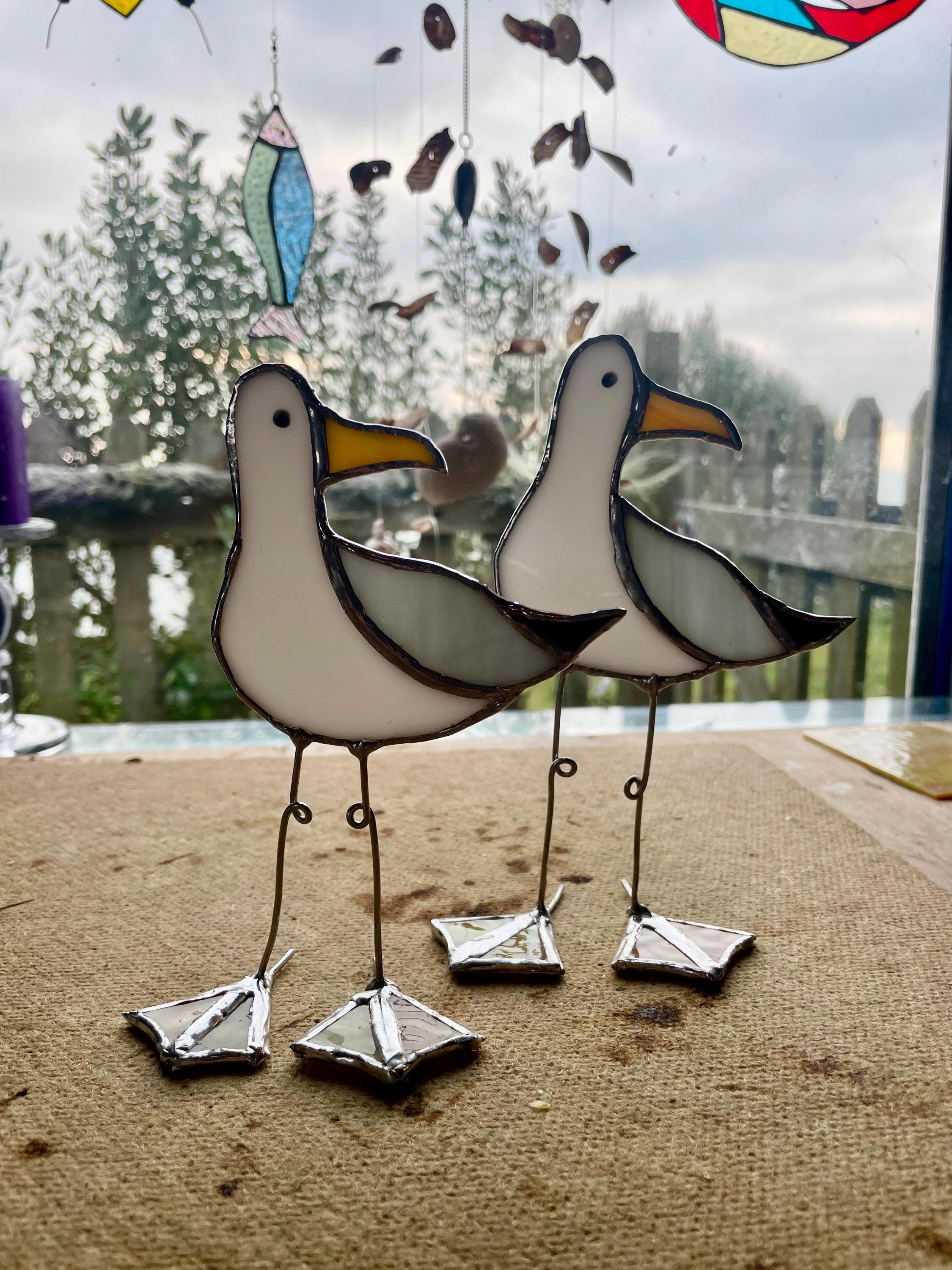 Stained Glass Seagull - Etsy