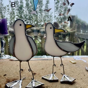 Stained Glass Seagull - Etsy