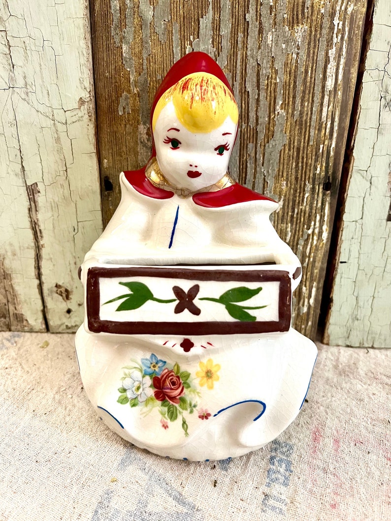 Hull Little Red Riding Hood Wall Planter - Etsy