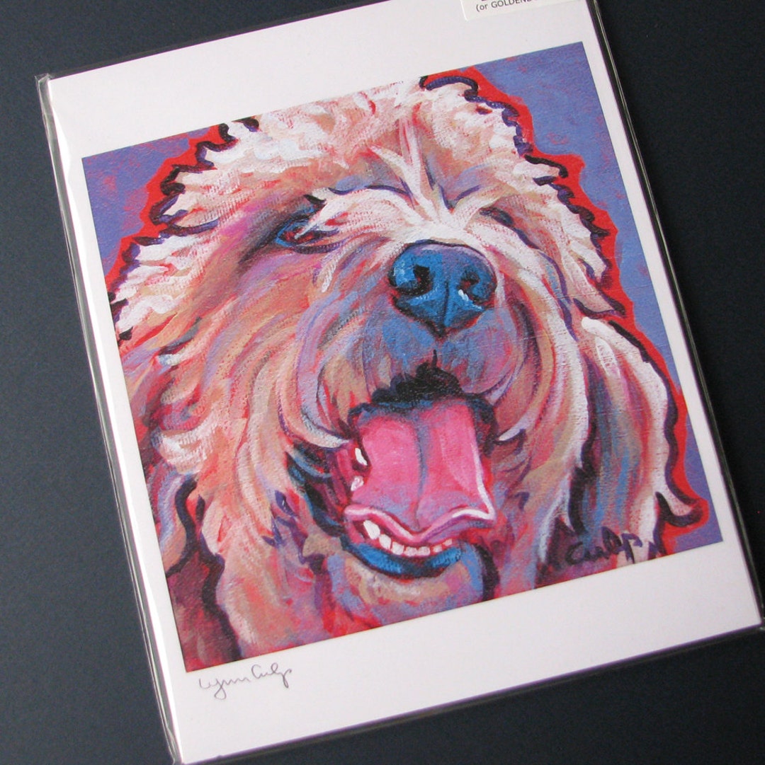 LABRADOODLE Dog 8x1 Art Print by Lynn Culp - Etsy