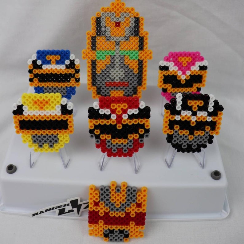 Power Rangers Megaforce Perler Helmet: Choose 1 or All 7 - Etsy