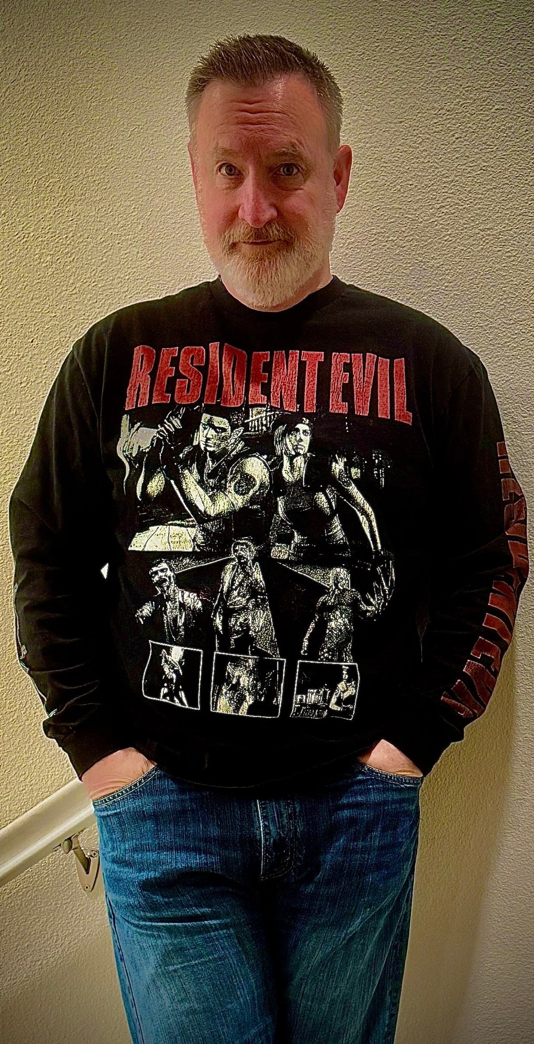 Resident Evil Long Sleeve T-shirt - Etsy