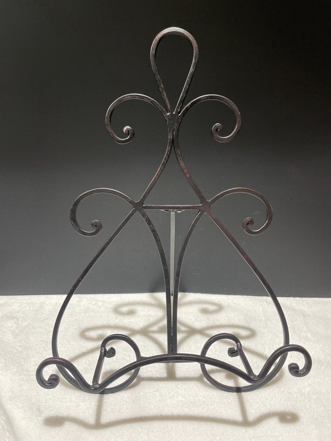 Wrought Iron Book Stand - Etsy
