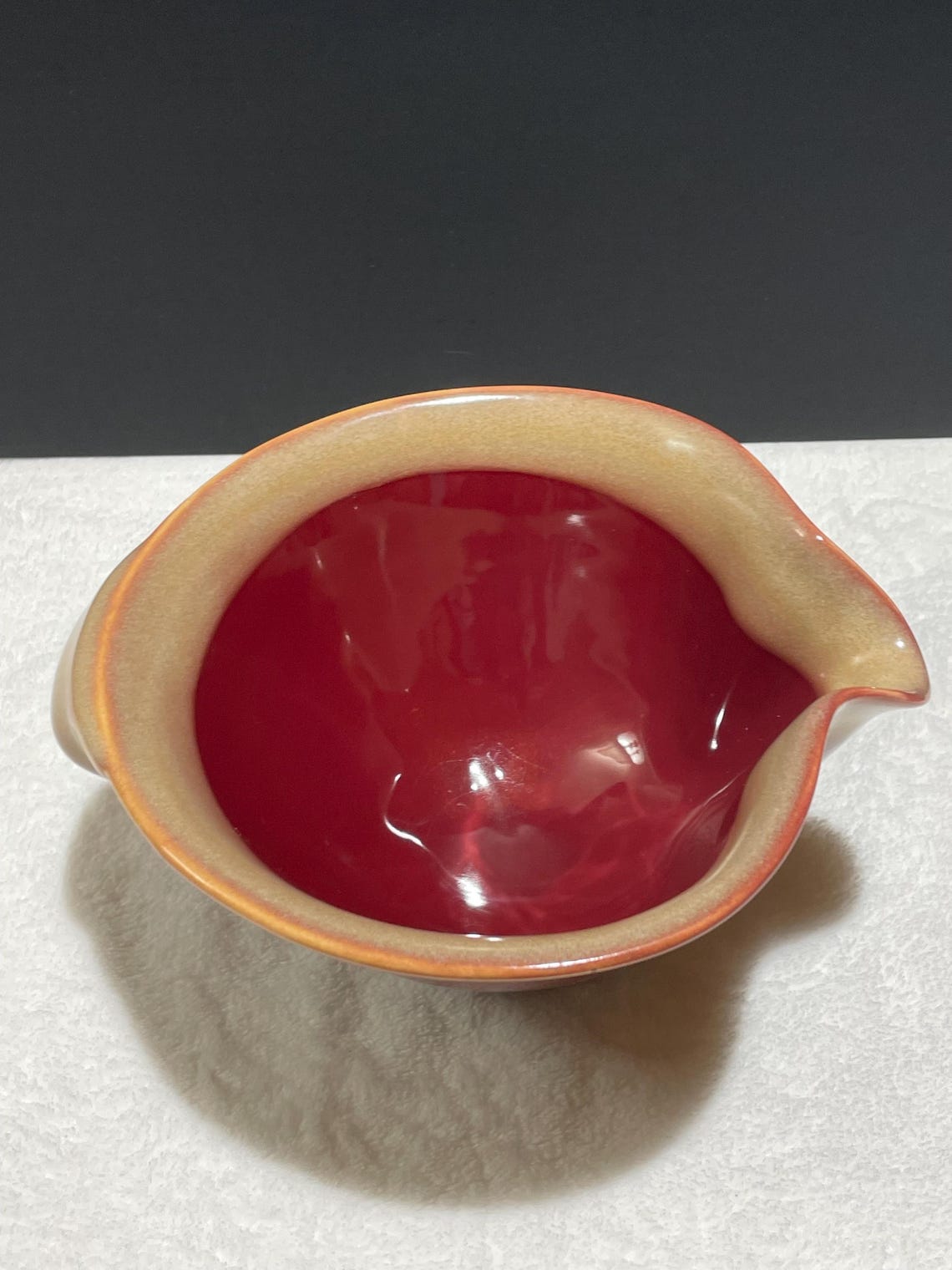 Tumbleweed Pottery Red Drip Glaze Gravy/sauce Boat - Etsy