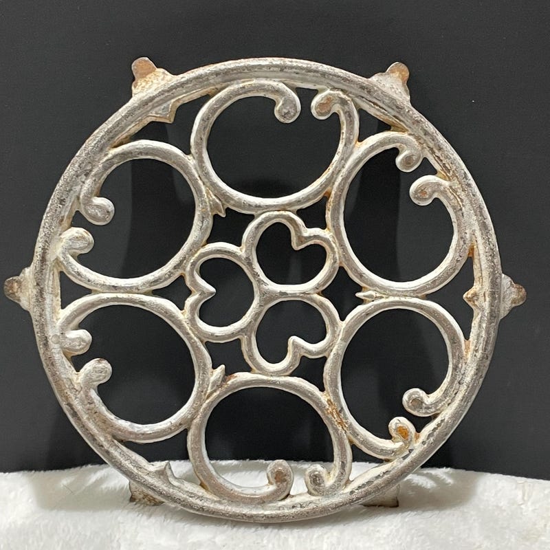 Cast Iron Trivet Vintage - Etsy