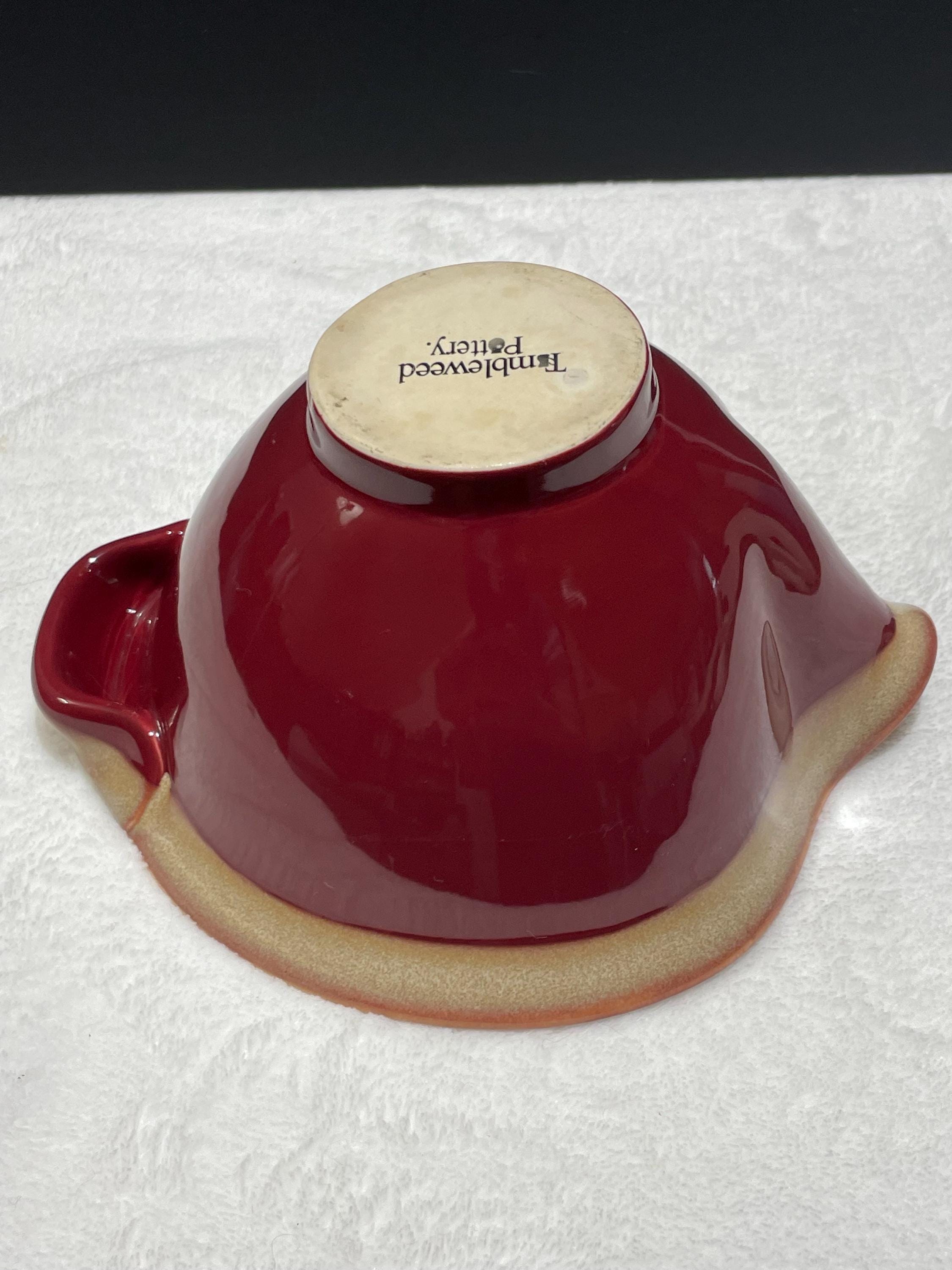 Tumbleweed Pottery Red Drip Glaze Gravy/sauce Boat - Etsy