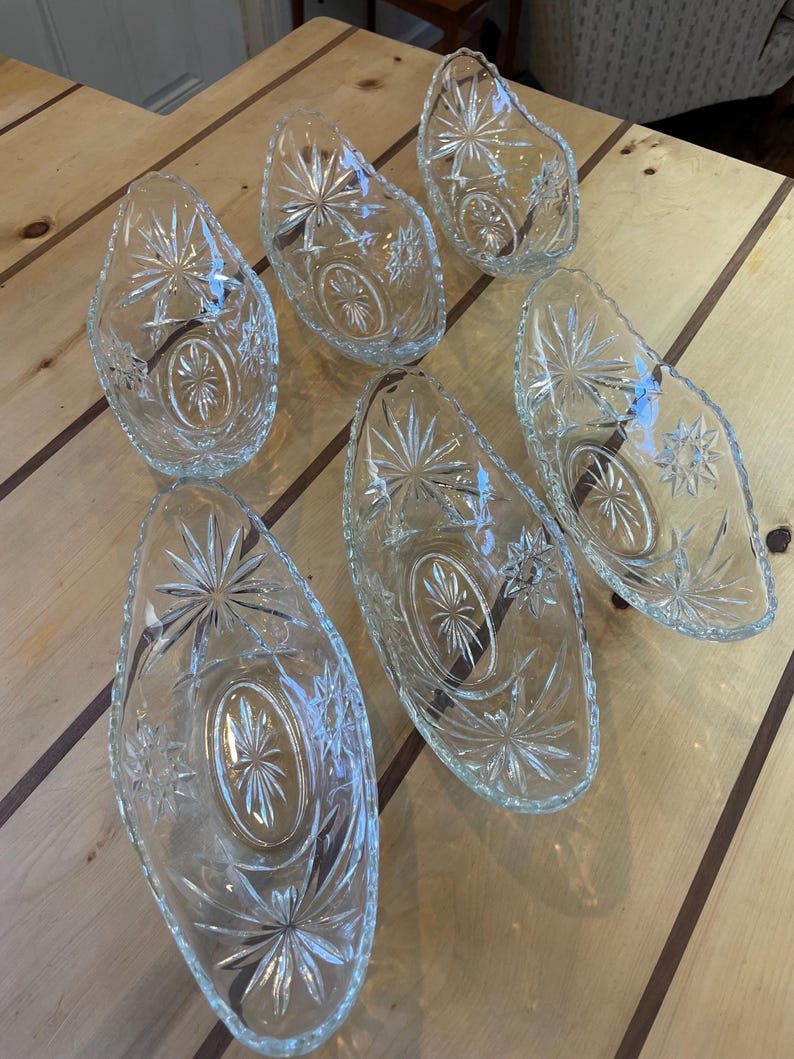 Anchor Hocking Glass Gondola Star of David Dishes - Etsy