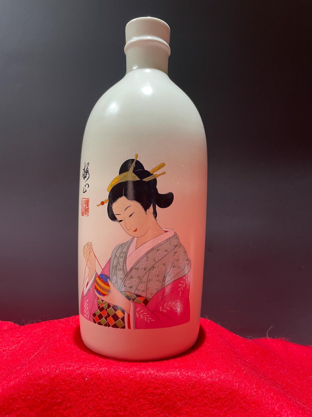 Geisha Sake Bottle - Etsy