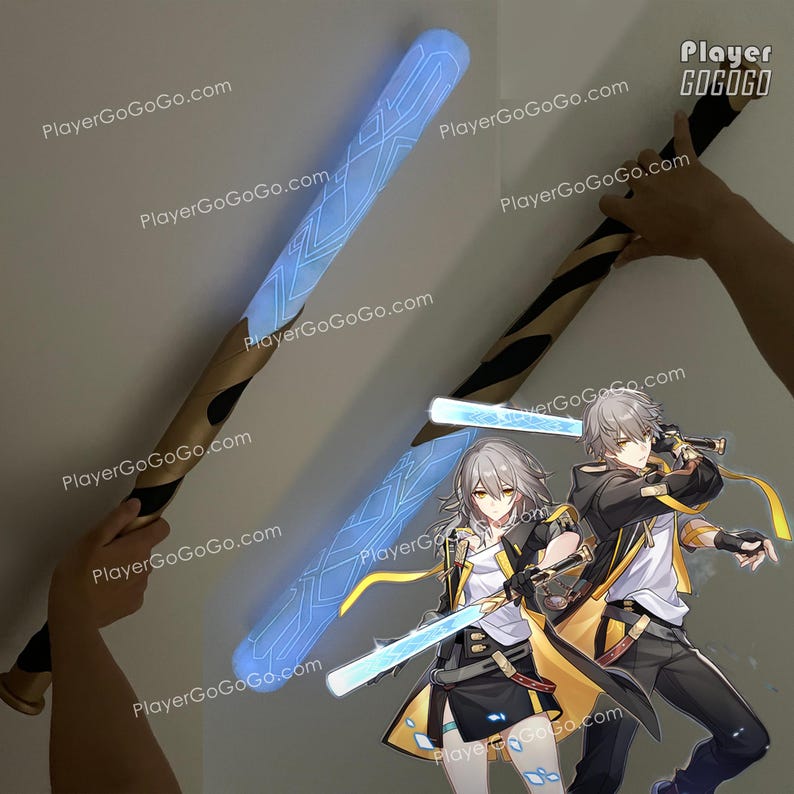 Honkai: Star Rail Trailblazer Baseball Bat With LED, Trailblazer Weapon ...