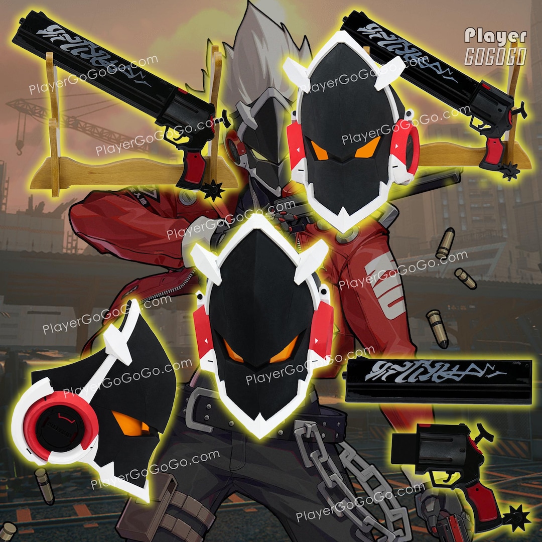 Zenless Zone Zero Billy Kid Gun & Headgear for Cosplay, ZZZ Billy ...