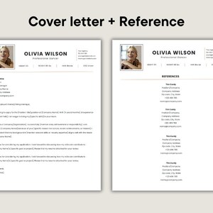 Dance Audition Canva Resume Template Dancer Headshot Cover Letter ...