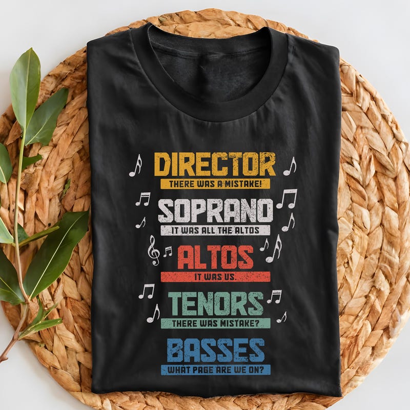 Funny Choir Shirt - Etsy