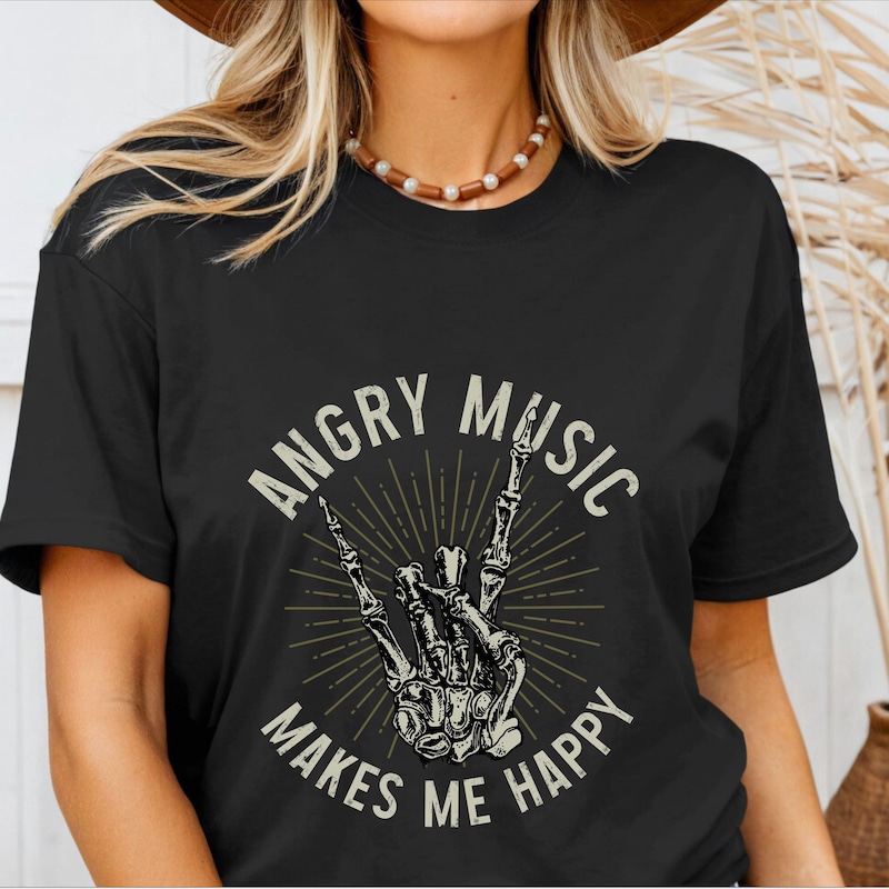 Music Make Me Happy Tshirt - Etsy