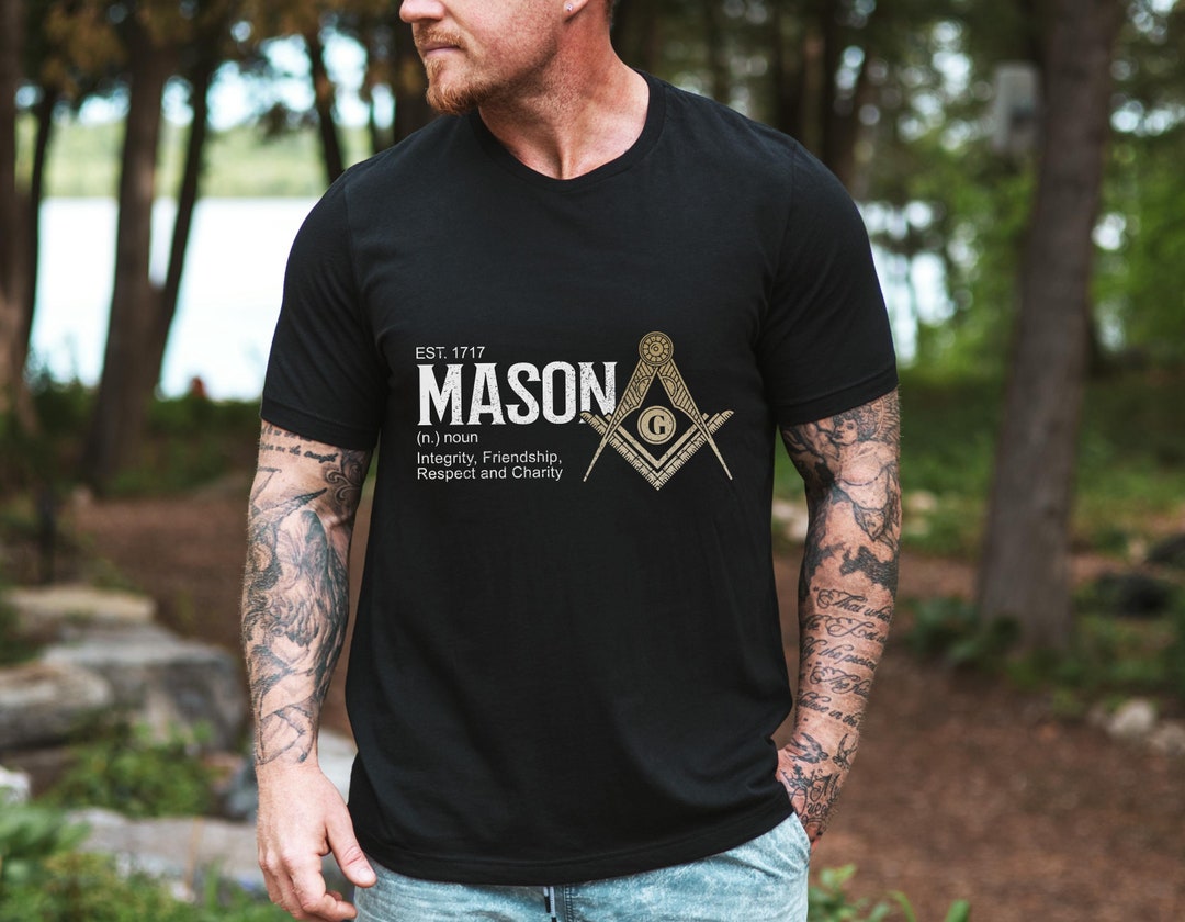 Mason Definition Masonic Shirt Square & Compass Symbol Tshirt Freemason ...