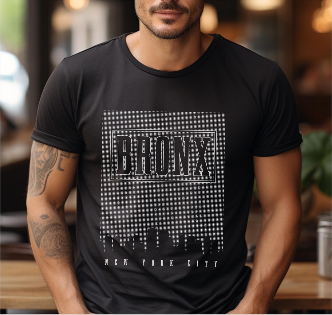 Bronx NY Skyline T-shirt - New York City Pride - Etsy