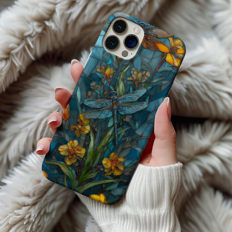 Blue Dragonfly Phone Case - Etsy