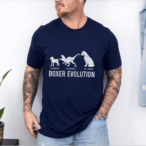 Boxer Dog Shirt Evolution Boxer Tshirt Boxer Mom Shirt Boxer Dad Tee ...