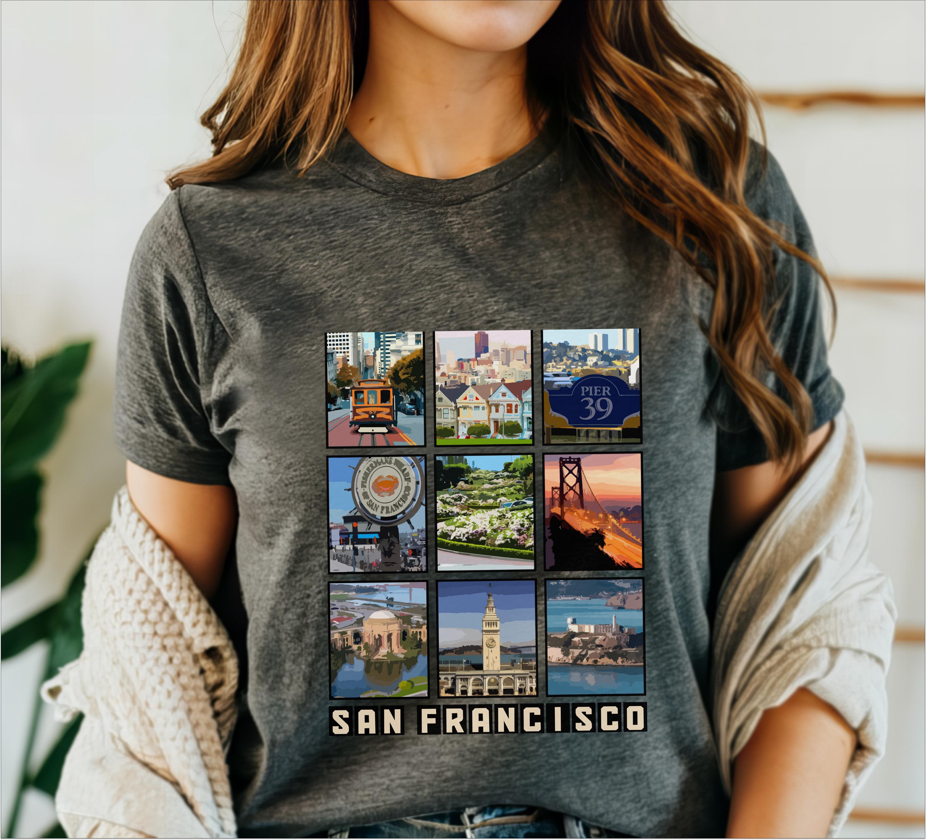 San Francisco Shirt Golden Gate City California Tshirt San Francisco ...