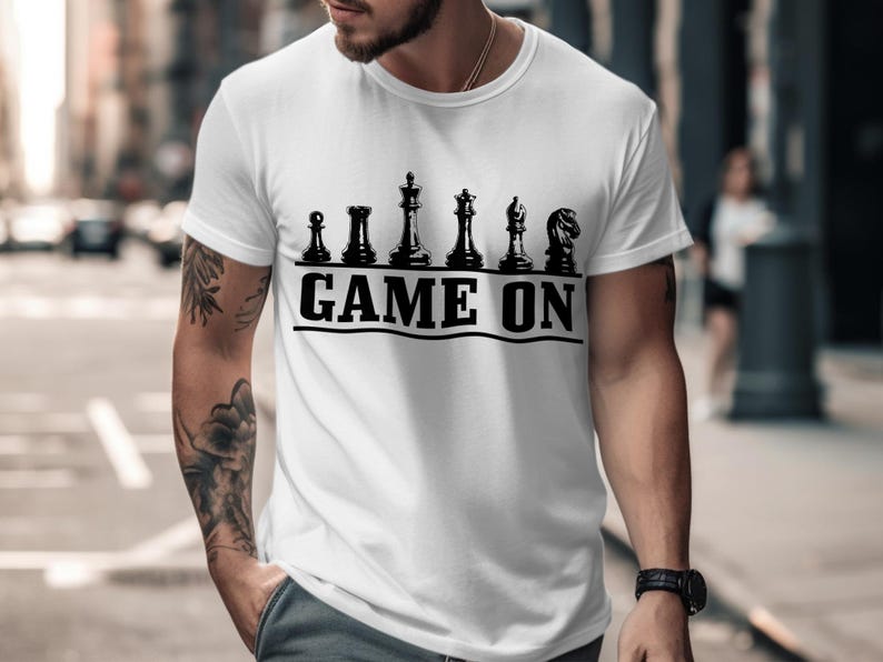 Chess T-shirt Unisex Tee, Game on Chess Player Gift, Board Game Lover ...