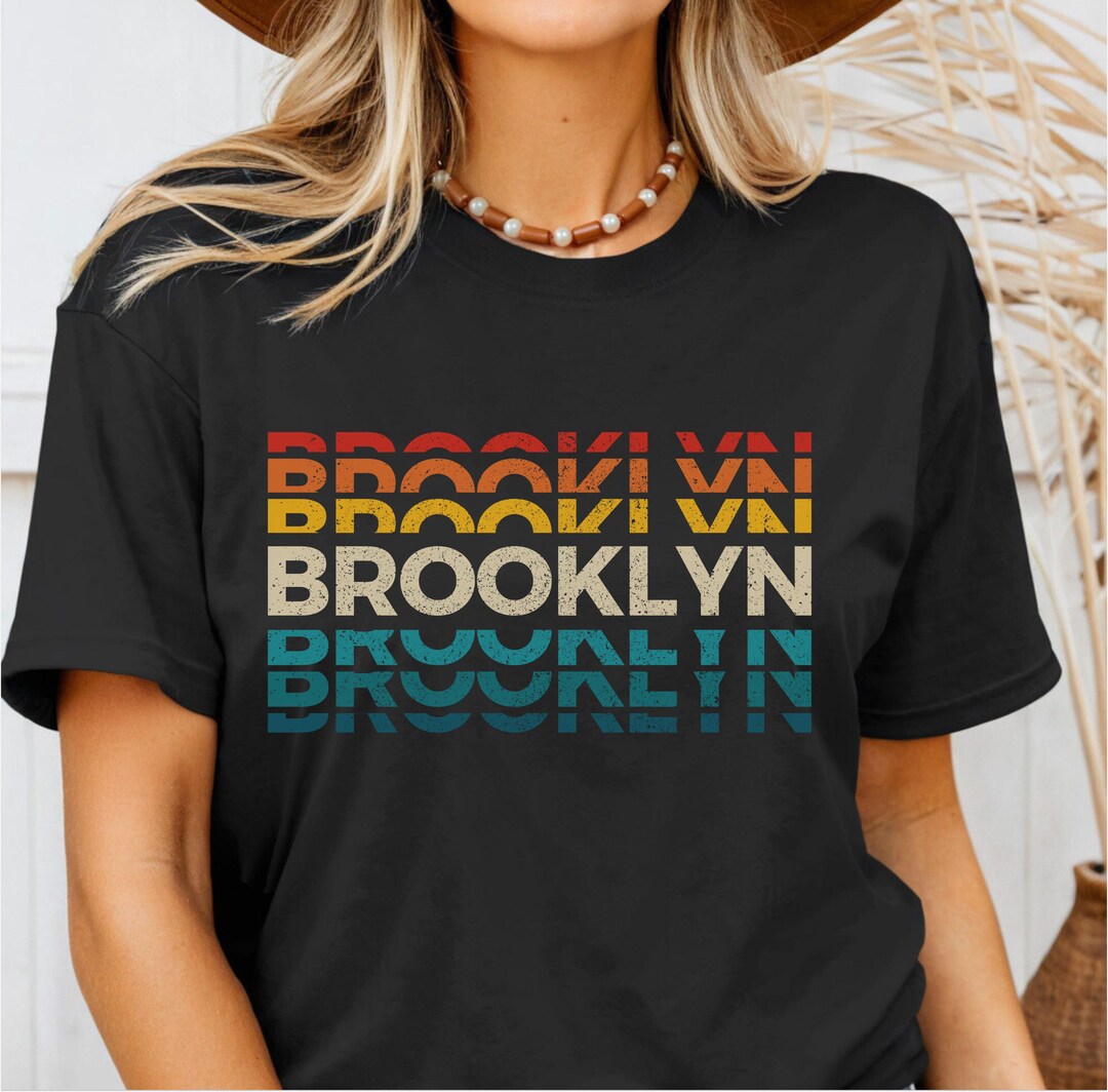 Brooklyn Shirt NYC New York City Vintage Retro Brooklyn Tshirt Brooklyn ...