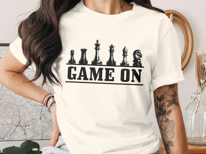 Chess T-shirt Unisex Tee, Game on Chess Player Gift, Board Game Lover ...