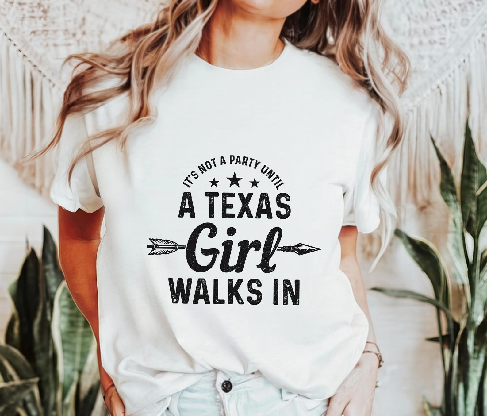 Texas Girl Shirt It's Not A Party Until A Texas Girl Walks in Funny ...