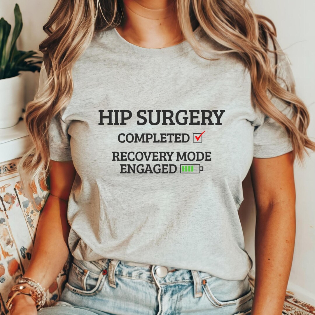 Hip Surgery Hippie Shirt Recovery Mode Tshirt Vintage Retro Funny Hip ...