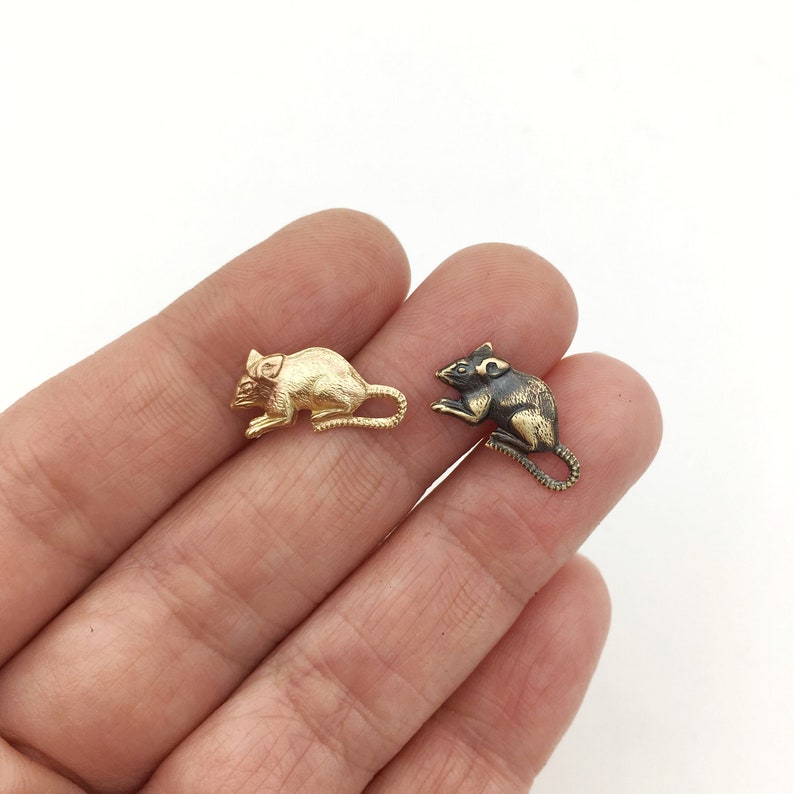 Rat Pin, Mouse Pin, Rat Jewelry, Rat Jewellery, Rat Brooch, Mouse ...