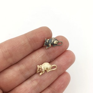 Rat Pin, Mouse Pin, Rat Jewelry, Rat Jewellery, Rat Brooch, Mouse ...