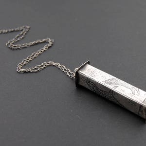 Handmade Sterling Silver Rat Necklace – Rodent Necklace, Rodent Jewelry ...