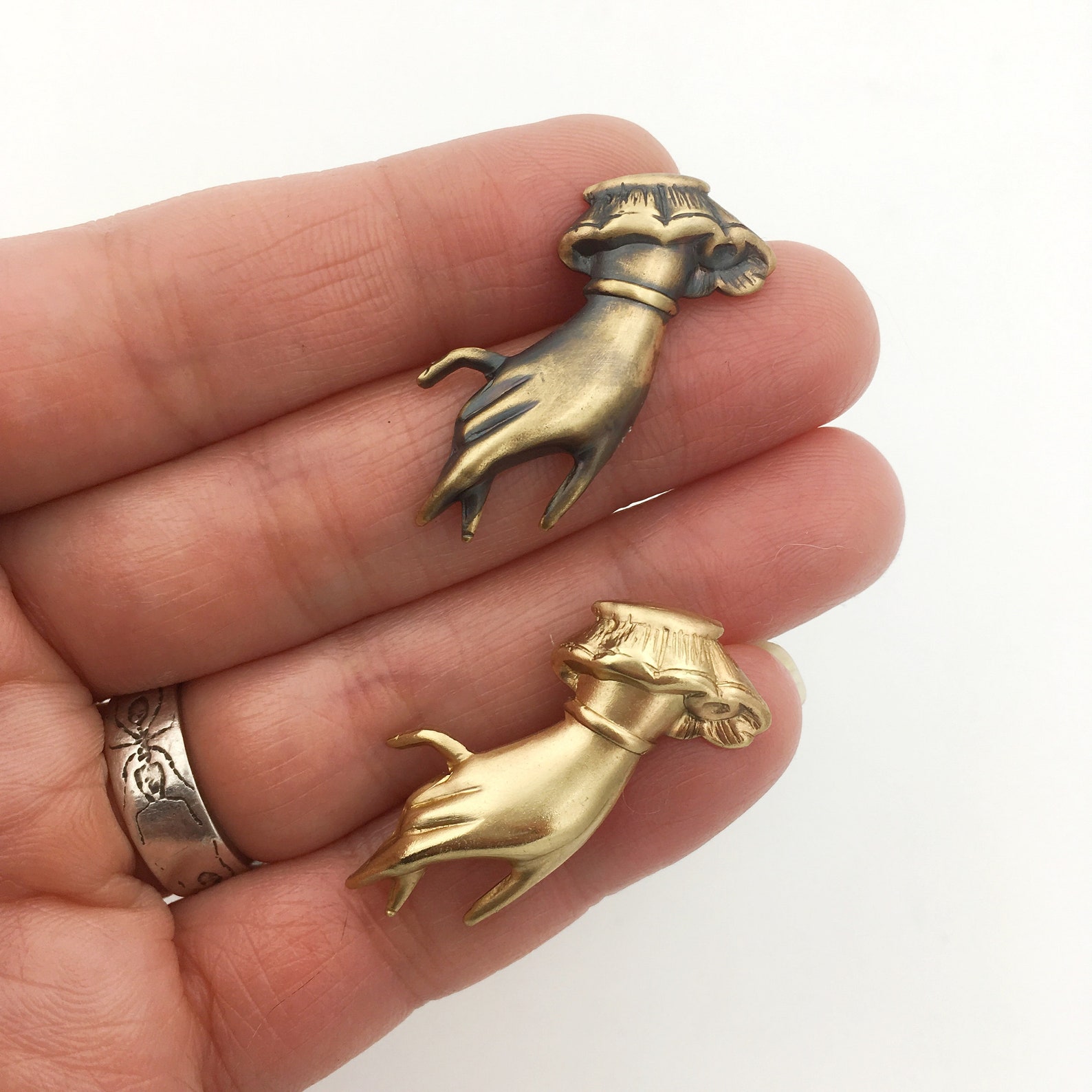 Victorian Hand Jewelry Brooch, Hand Pin, Victorian Jewelry, Victorian ...