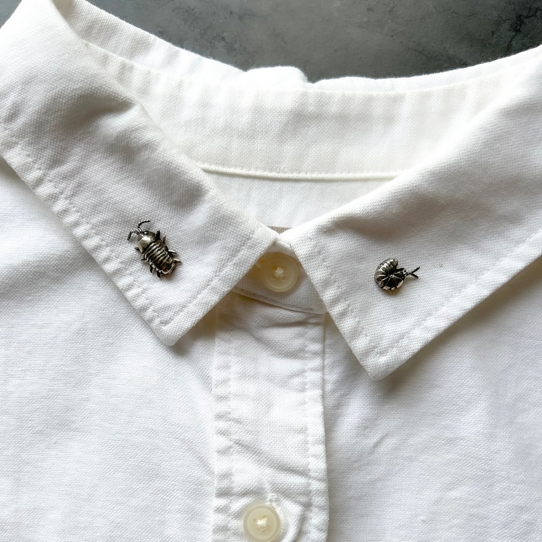 Sterling Silver, Brass, or Bronze Isopod Pins - Available Individually ...