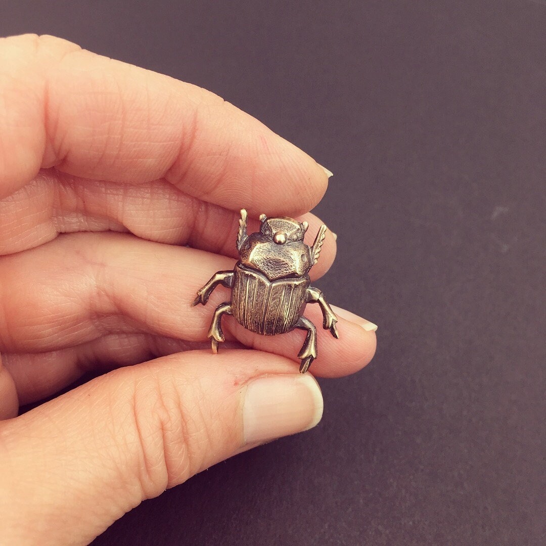 Scarab Pin, Insect Pin, Bug Pin, Insect Jewelry, Scarab Jewelry, Scarab ...