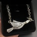 Handmade Sterling Silver Goose Necklace – Lost Wax Cast Bird Pendant ...