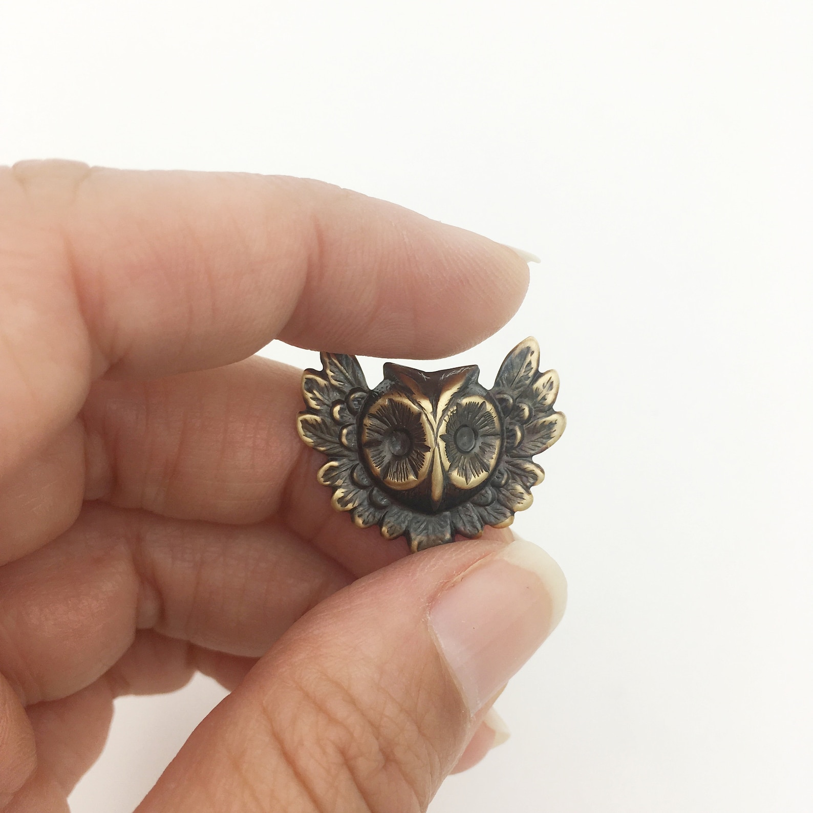 Owl Pin, Barn Owl Pin, Owl Jewelry, Owl Jewellery, Owl Brooch, Cute Owl ...