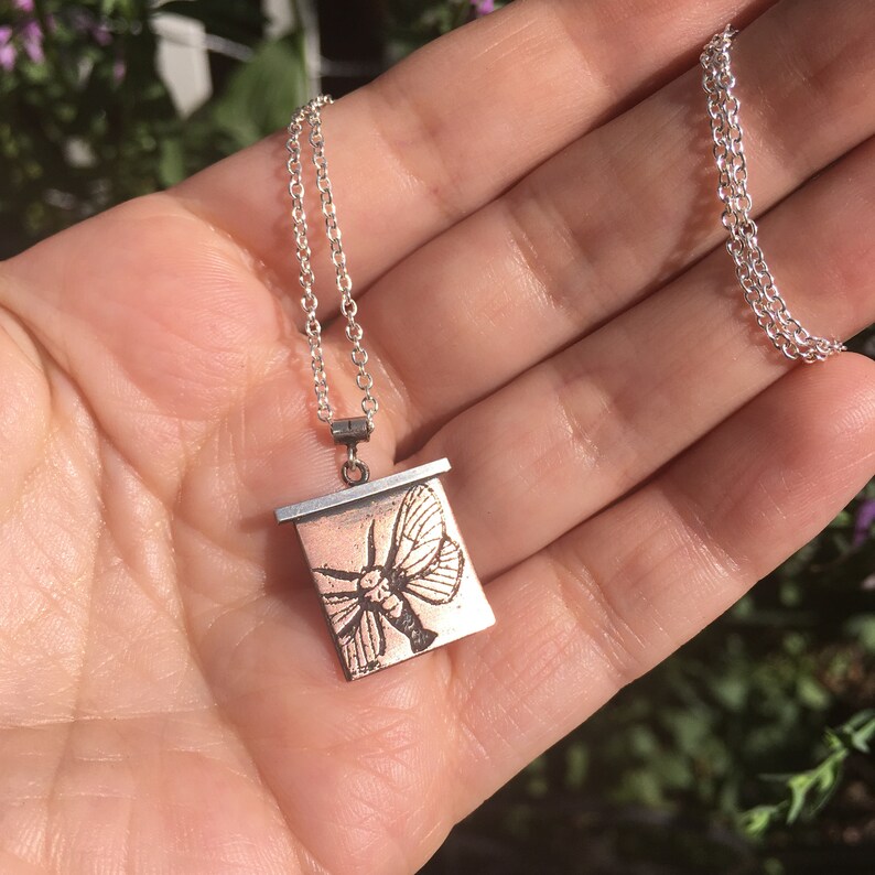 Handmade Customizable Hummingbird Moth Insect Necklace in - Etsy