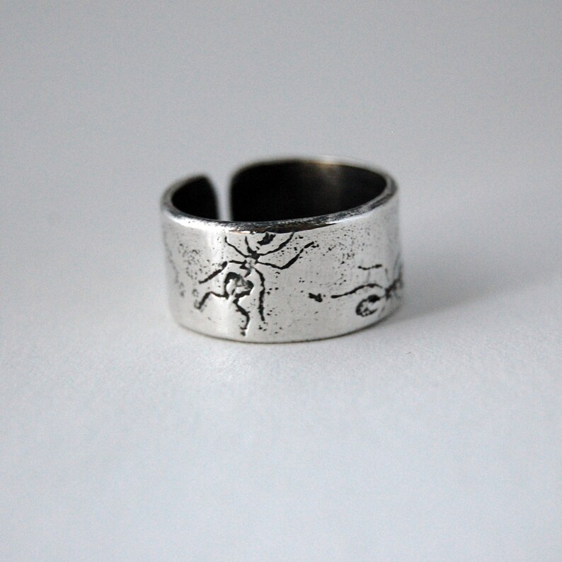 Handmade Sterling Silver Ant Ring Thumb Cuff Ring Entomology - Etsy