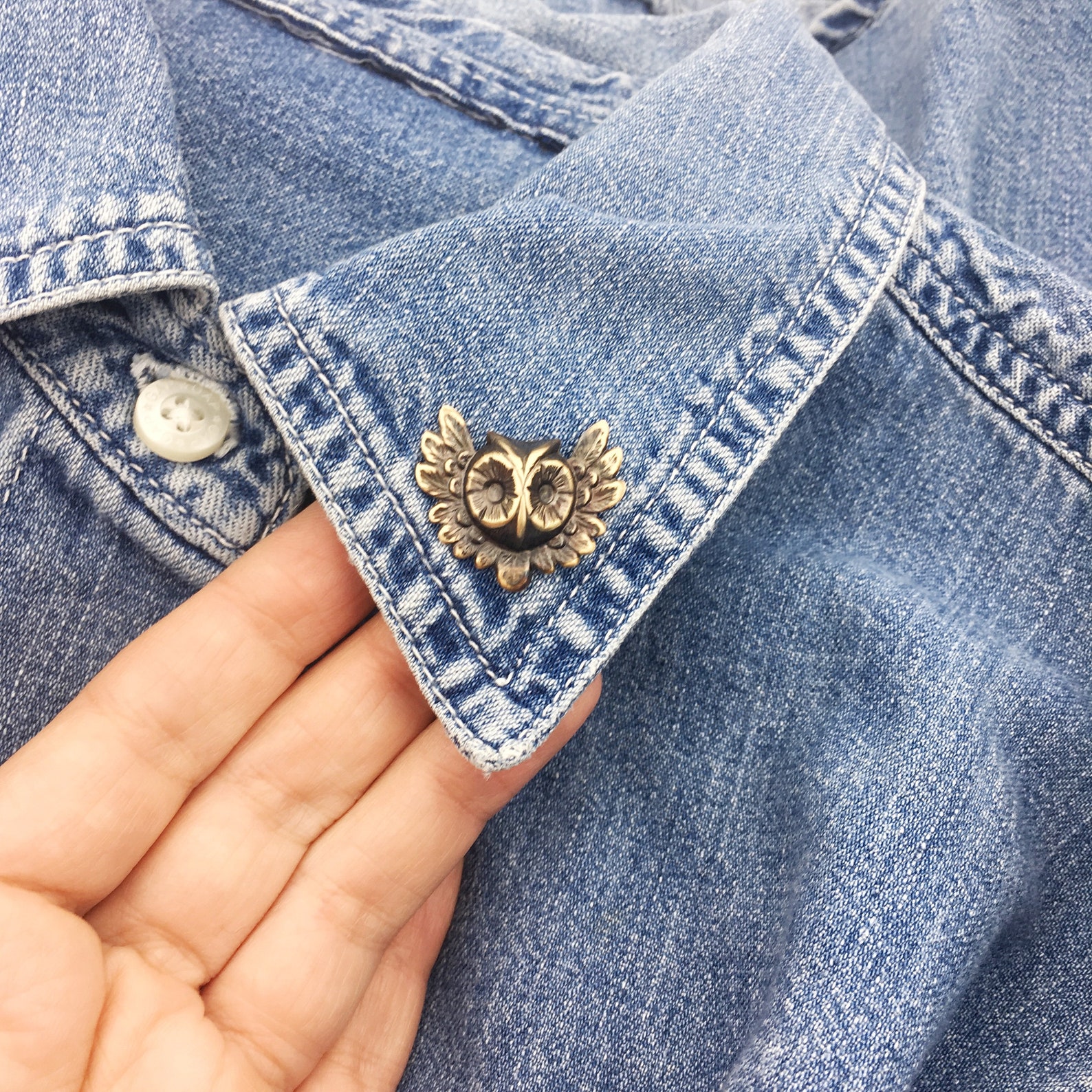 Owl Pin, Barn Owl Pin, Owl Jewelry, Owl Jewellery, Owl Brooch, Cute Owl ...