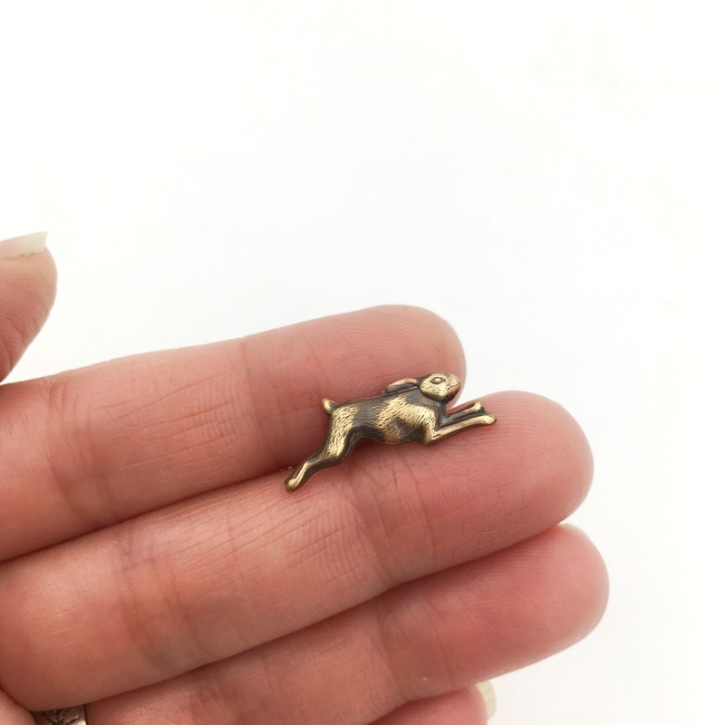 Rabbit Pin - Etsy