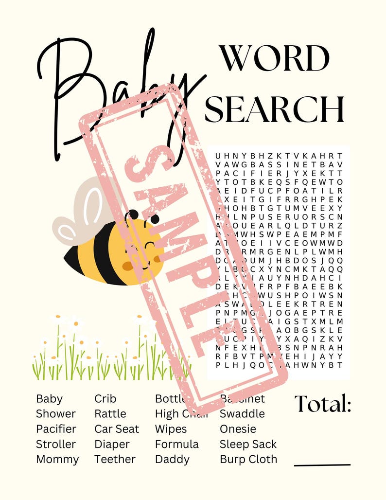 Baby Shower PARTY GAMES BUNDLE - Soft Yellow Mom-to-bee Theme, Includes ...