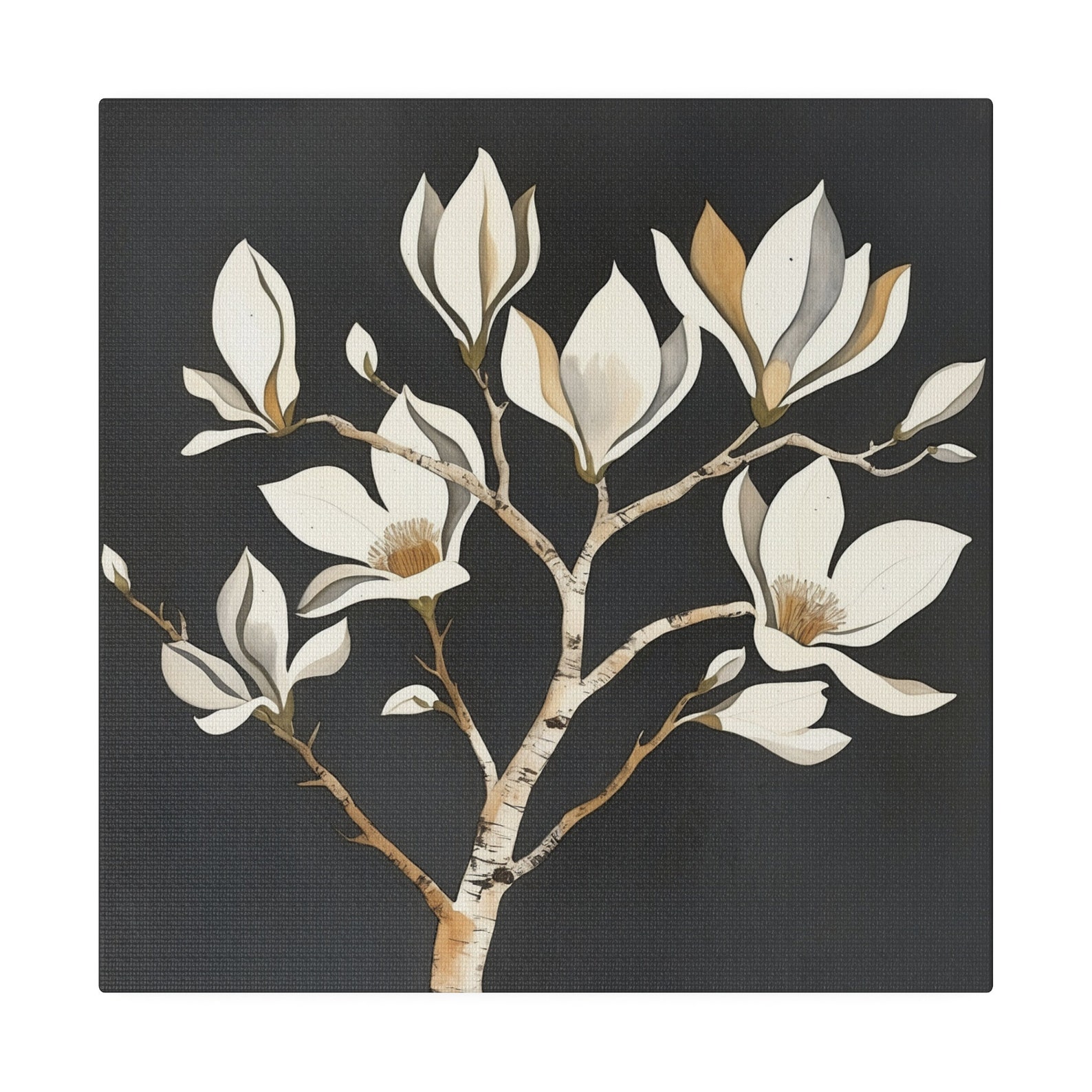 Magnolia Tree Wall Art Flower Wall Art - Etsy