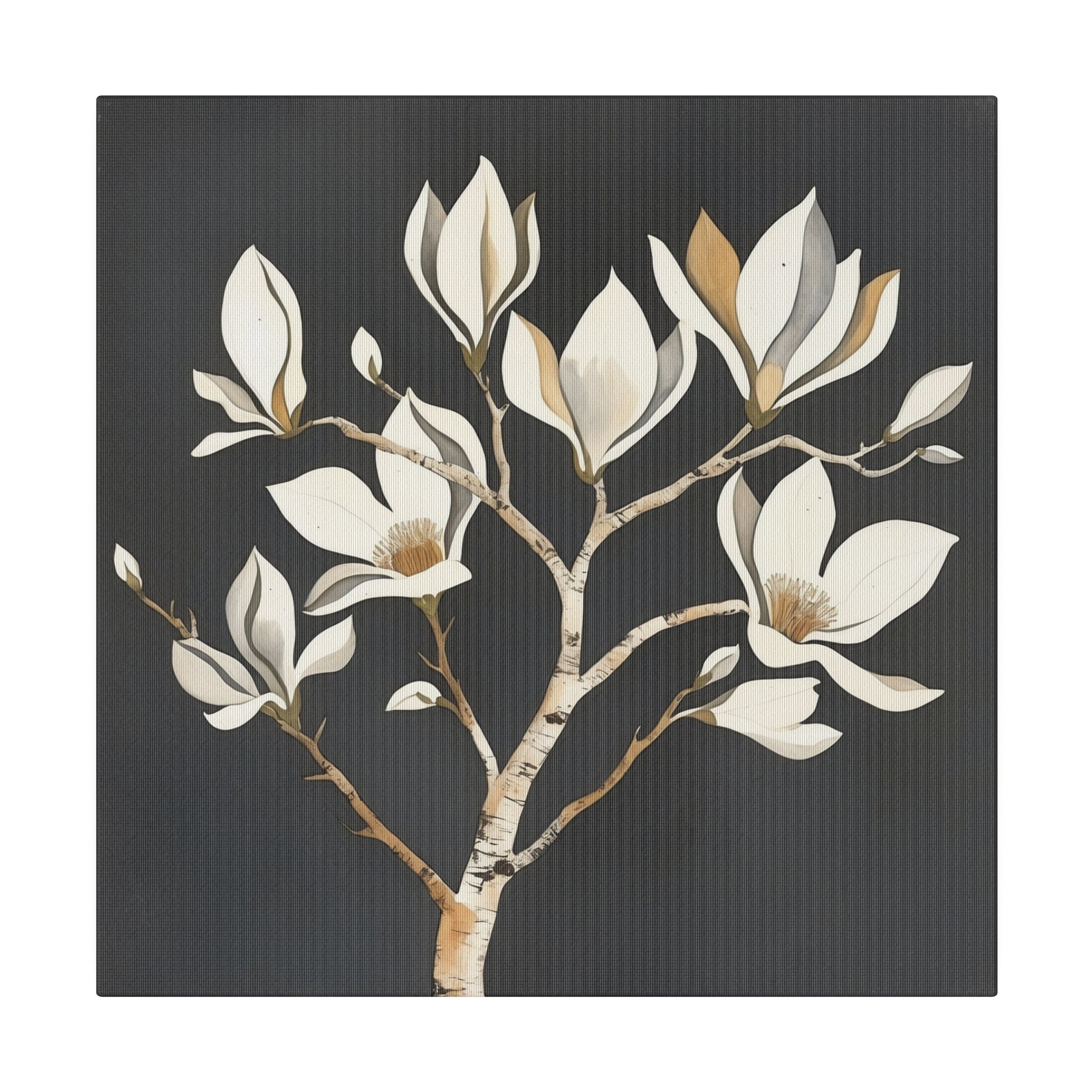 Magnolia Tree Wall Art Flower Wall Art - Etsy