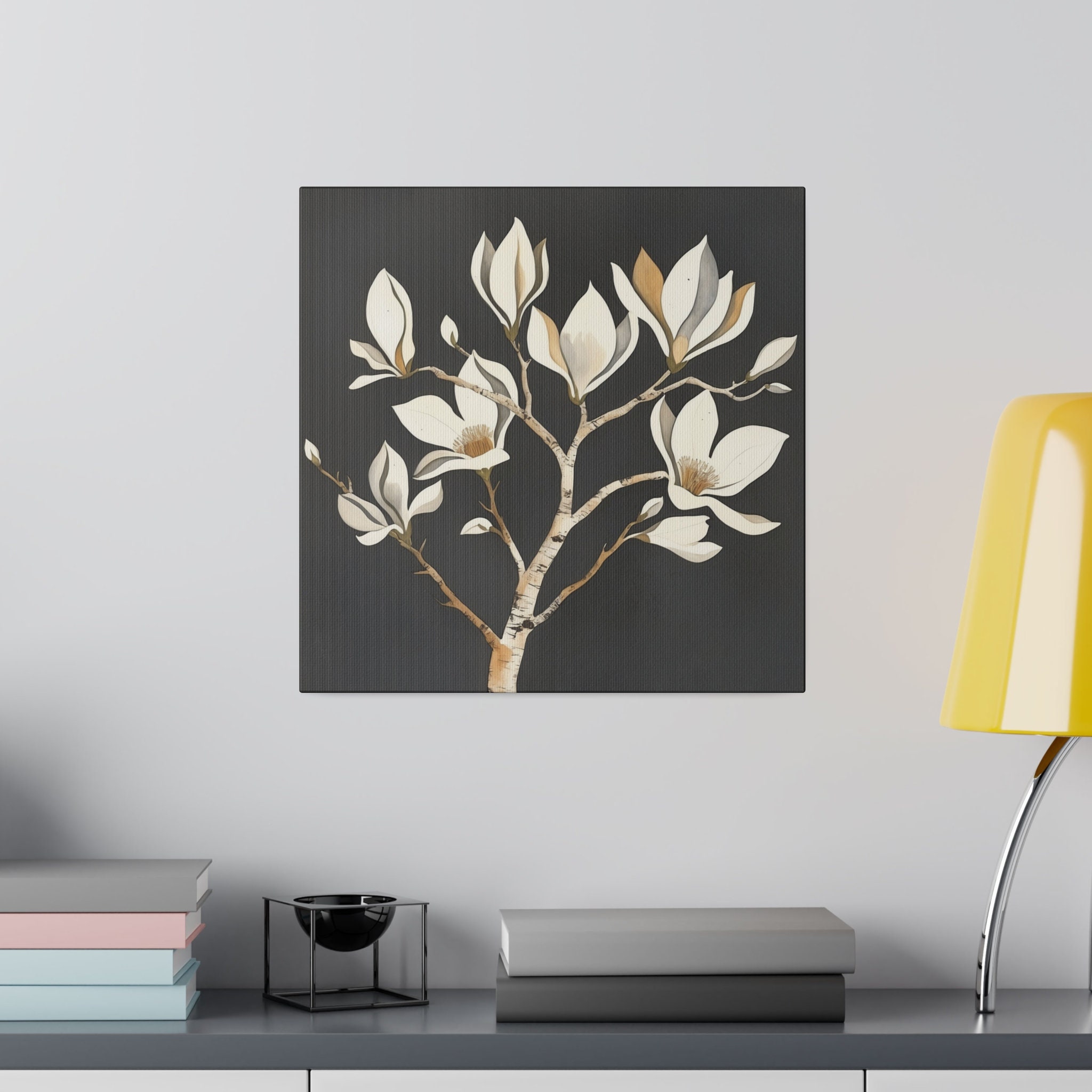 Magnolia Tree Wall Art Flower Wall Art - Etsy