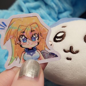 YGO Girls Stickers (heart Holo) - Etsy