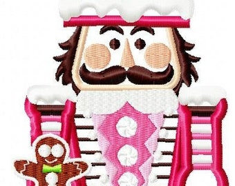 Christmas Nutcracker Applique Design Machine Embroidery Digital ...